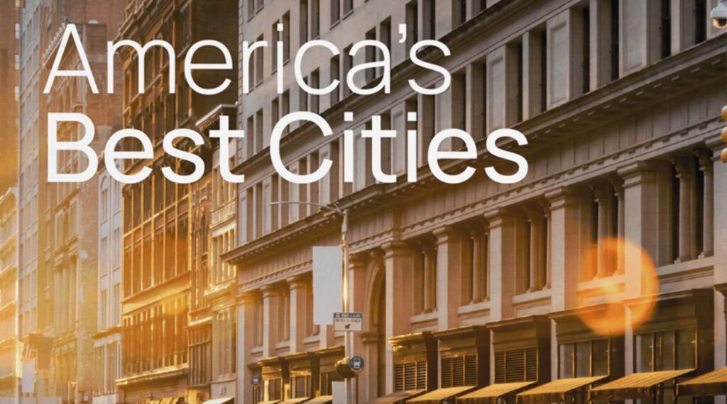 America's Best Cities 2025 Ranking by Resonance Consultancy